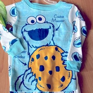 Sesame Street | Pajamas | Sesame Street Cookie Monsters Pajamas | Poshmark
